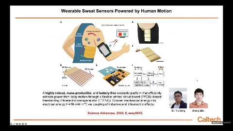 (VIDEO) Skin-Interfaced Wearable Biosensors - presented by Prof. Wei ...