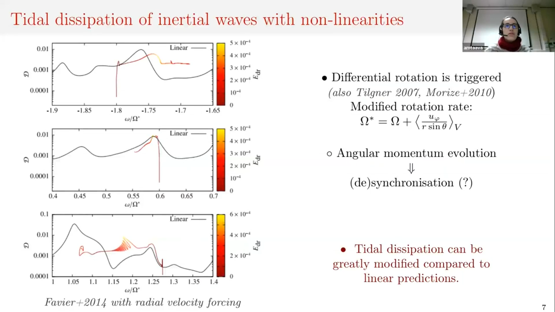 Slide 7/33 at 11:12: Tidal dissipation of inertial waves with non ...