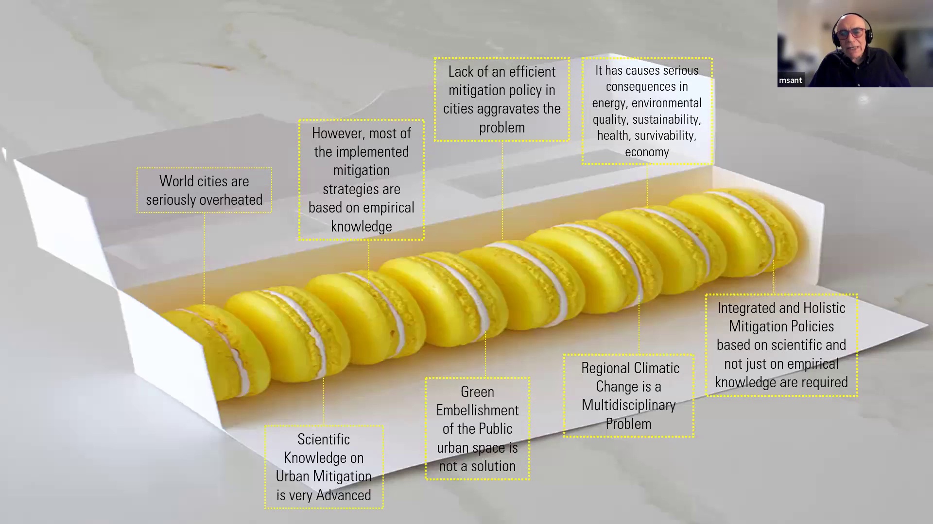 Slide 61/62 at 59:21: Recent Progress on Urban Heat Mitigation Technologies