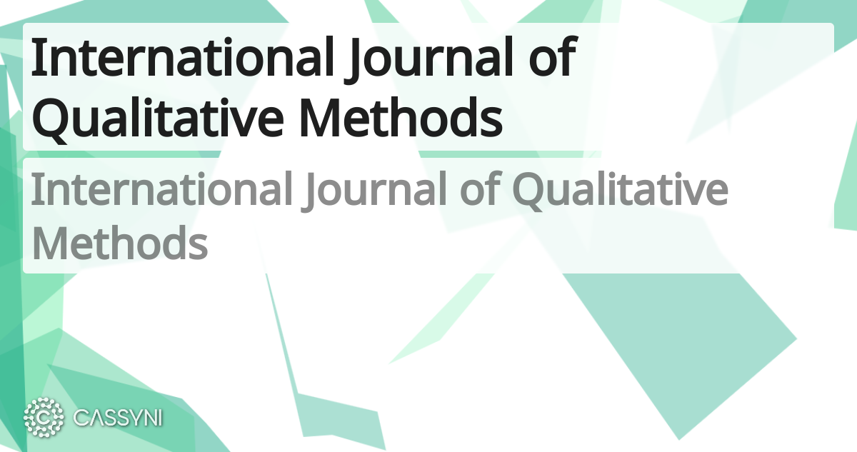About the organisers: International Journal of Qualitative Methods ...