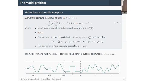 Slide 12/73 at 13:49: The model problem
