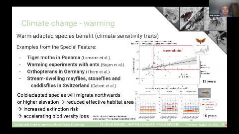 Slide 24/112 at 15:31: Climate change - warming