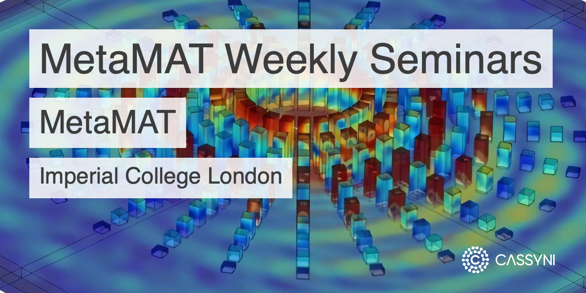 MetaMAT Weekly Seminars - Upcoming and published seminars · Cassyni