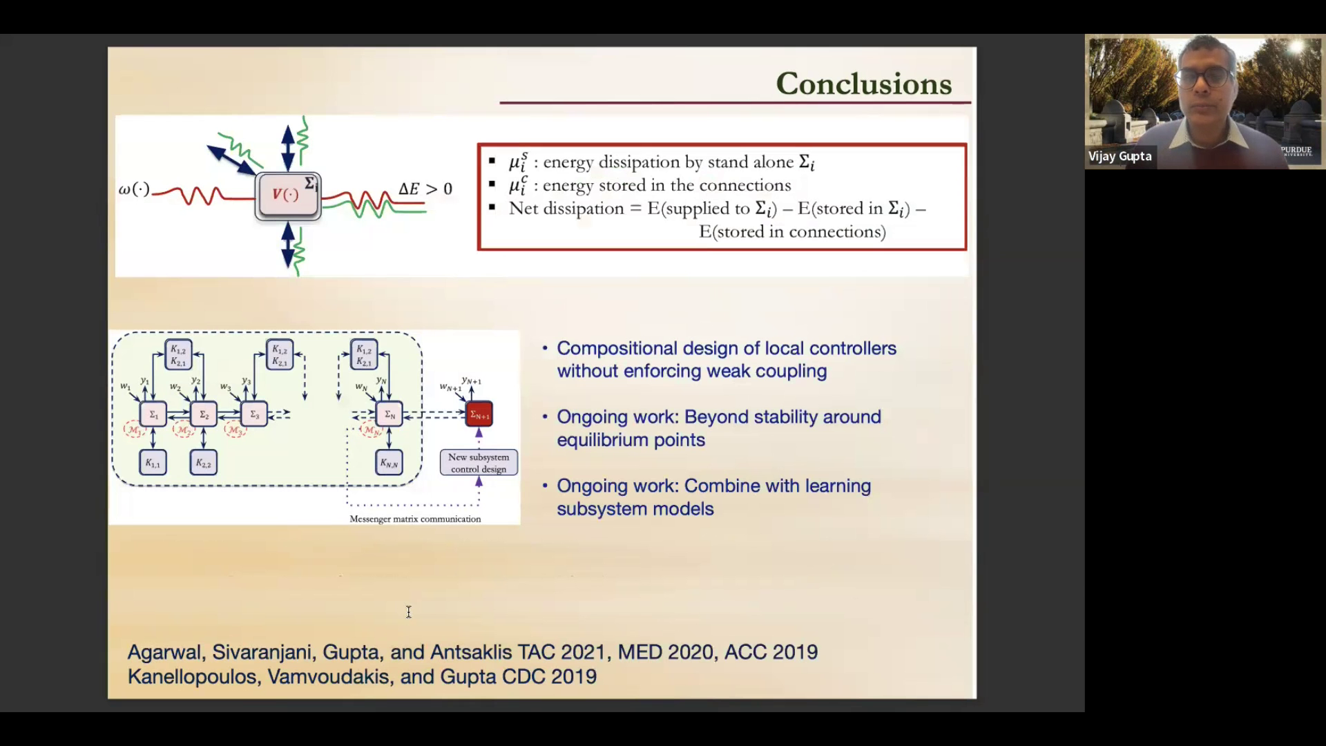 Slide 46/49 at 47:41: Conclusions