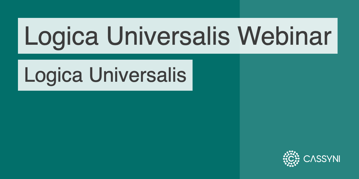 Logica Universalis Webinar - Upcoming and published seminars · Cassyni