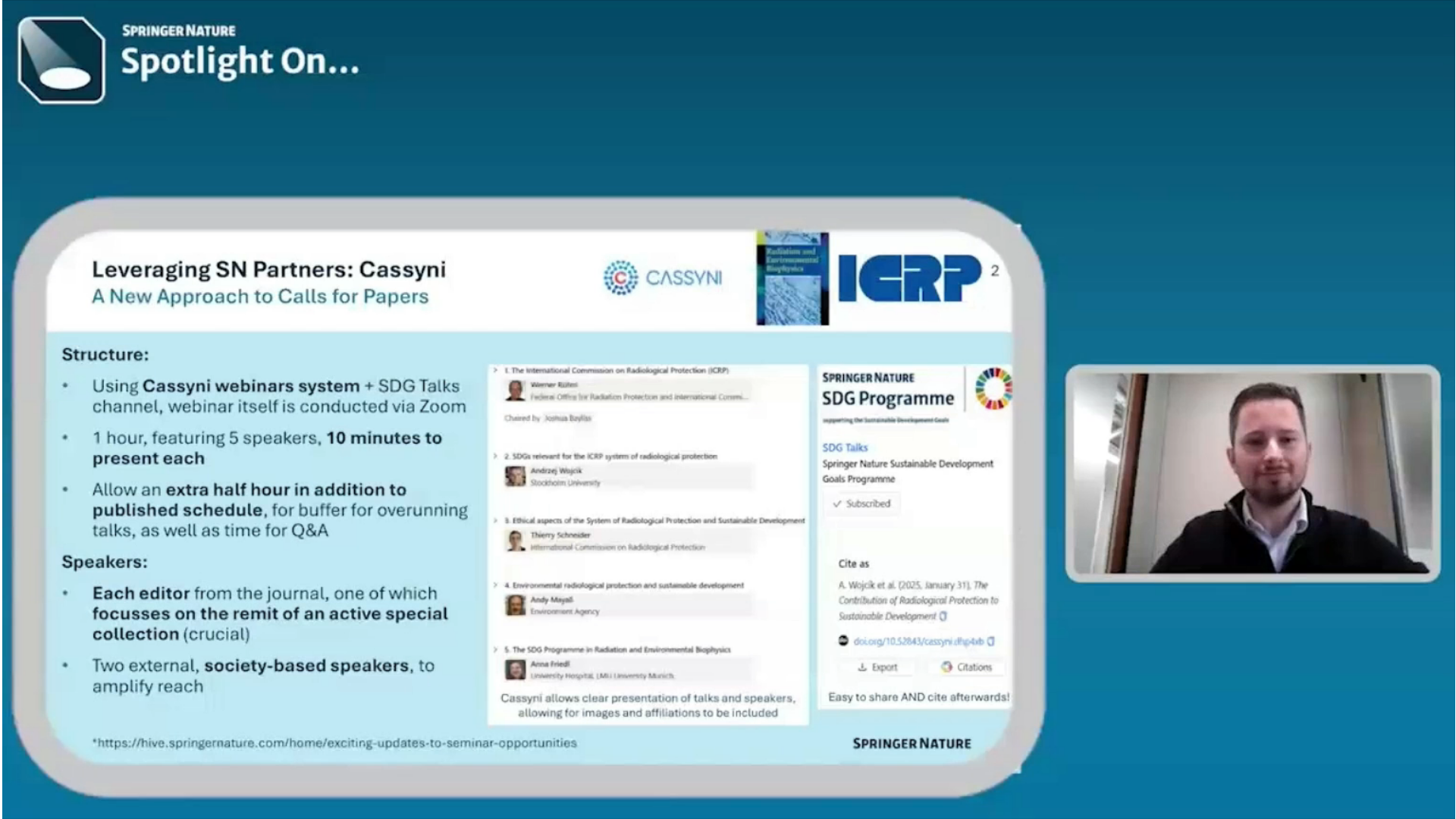 Slide 30/33 at 23:13: ICRP