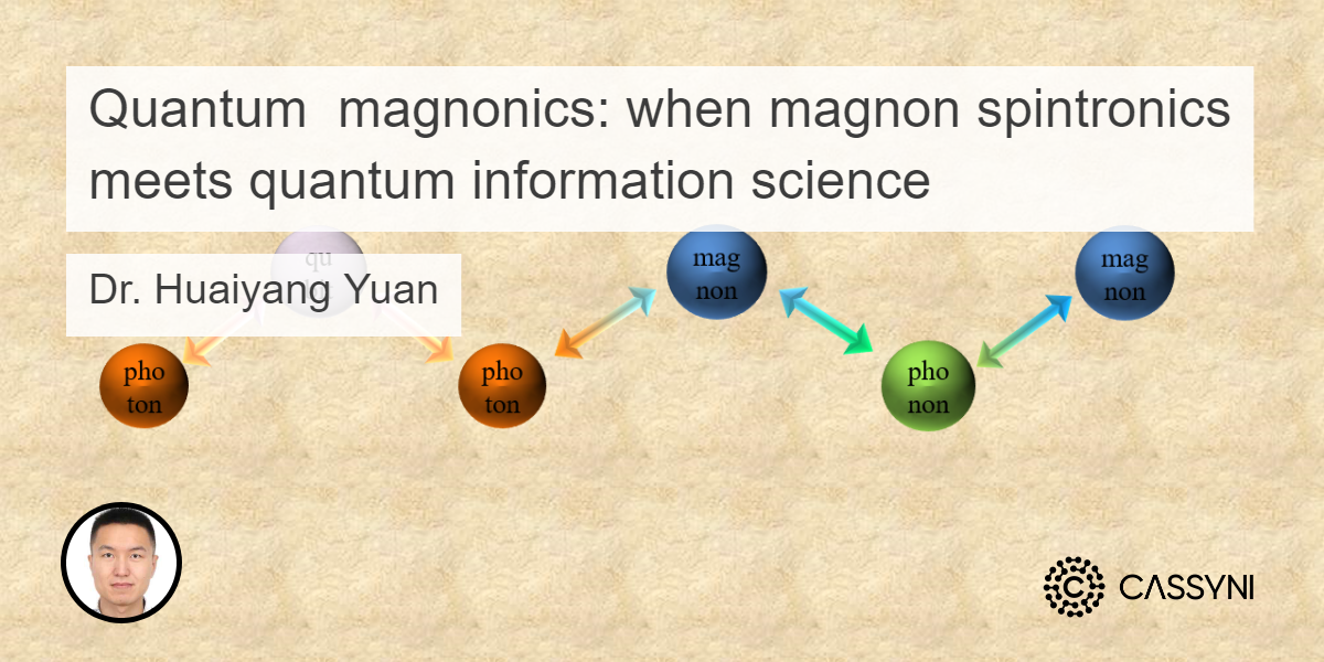 (VIDEO) Quantum magnonics: when magnon spintronics meets quantum ...